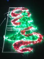 China Christmas Pole Decoration Tree Light 1.5m Height 50W LED Outdoor Holiday Display for sale