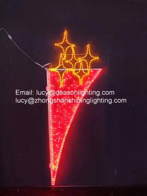 China 2d pole motif light for sale