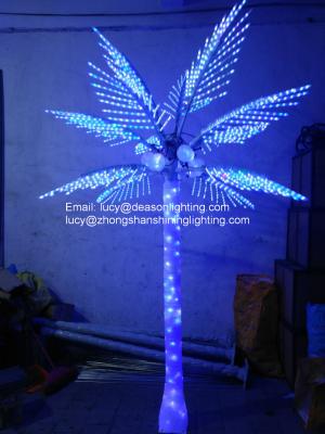 China color changing led palm tree light for sale