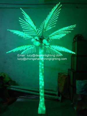China color changing led palm tree light for sale
