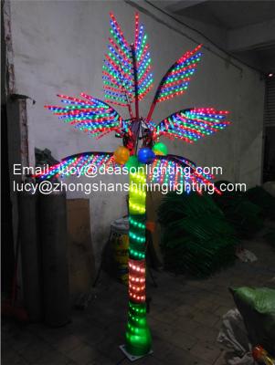 China tiara coconut lighted palm tree light for sale