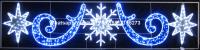 China LED Decoration Street Light 100W IP65 Waterproof Christmas Holiday Motif Light 4.8m for sale