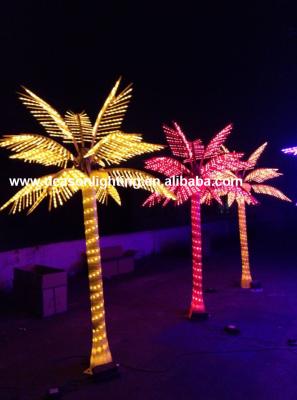 China summer Holiday Name and 110V, 220V Voltage LED Palm Tree Light for sale