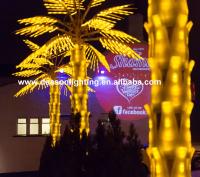 China artificial led light palm tree for sale