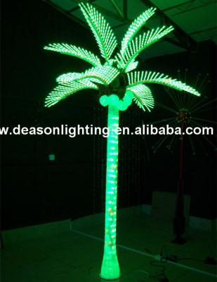 China plastic lighted palm trees for sale