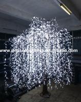China 3.5m LED Weeping Willow Tree Light 5400 LEDs Outdoor Artificial Decorative Landscape Lighting for sale