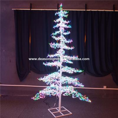 China Outdoor RGB LED Christmas Tree 3m with Remote Control 200W IP65 for sale