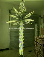 China Color Changing LED Palm Tree Light 3m Height 150W IP65 Outdoor Decoration for sale