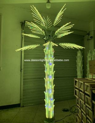 China led color changing palm tree light for sale