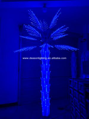 China led color changing palm tree light for sale