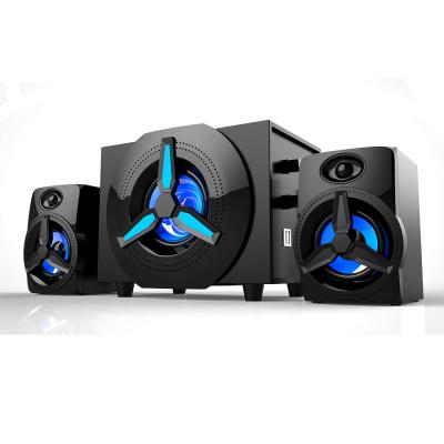 China Elastic diaphragm Heavy bass 2.1 computer active multimedia speaker subwoofer manufacturer for sale