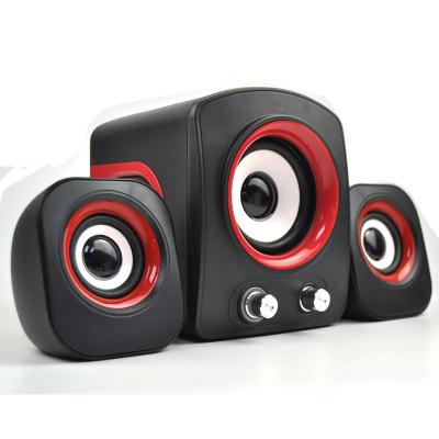 China Stronger and Powerful 2.1 computer system speaker 2.1 USB aduio Speakers with Elastic Diaphragm for sale