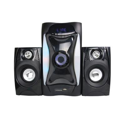 China 60W Heavy Bass 2.1 Home Theater Bluetooth Speakers System with TF Card/USB/FM radio for sale