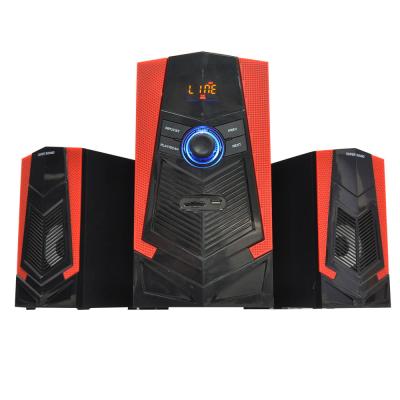 China 2.1 Computer Speaker Bluetooth below 5.1 home theater speaker system 2.1ch with TF card/FM radio for sale