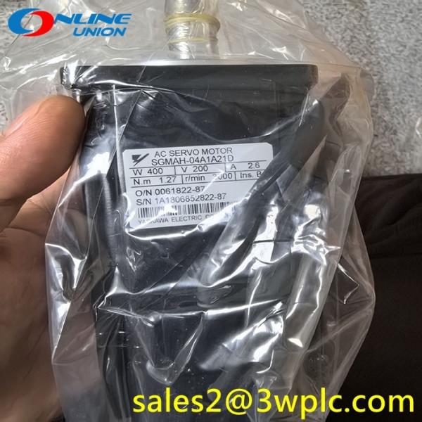 Quality SGMAH-04A1A21D YASKAWA Parts 200V 3000 RPM YASKAWA Rotary Servo Motor for sale
