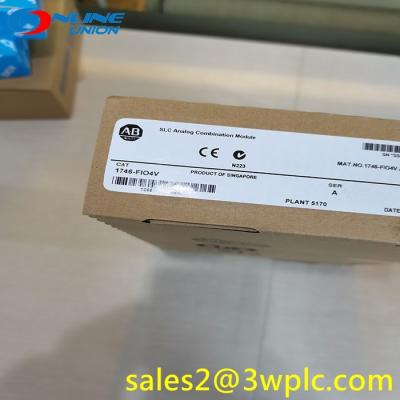 China 1746-F1O4V Allen Bradley FI04V Ser A SLC 500 Fast Analog Combo I/O Module for sale