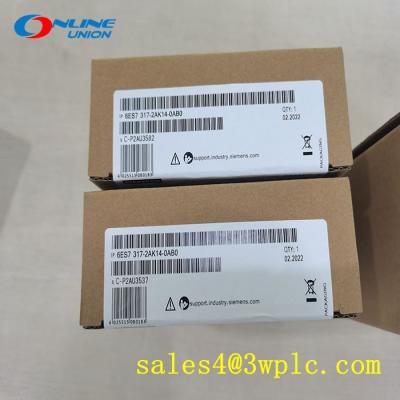 China 6ES7317-2AK14-0AB0 SIEMENS CPU 317-2 DP, Central Processing Unit for sale