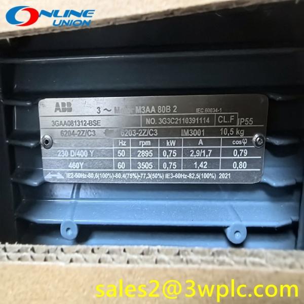 Quality Totally Enclosed Motor ABB 3GAA081312-BSE With Aluminum Stator Frame for sale