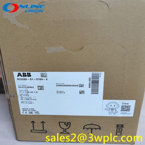 Quality 400 Volt ABB ACS580-01-018A-4 Three Phase Variable Frequency Drive 64 DB for sale