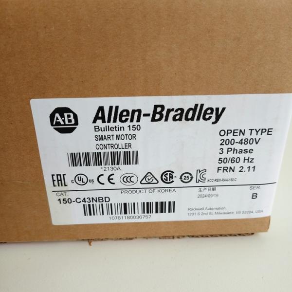 Quality Intelligent Motor Allen Bradley 150-C43NBD Controlled Soft Starter Light Load for sale