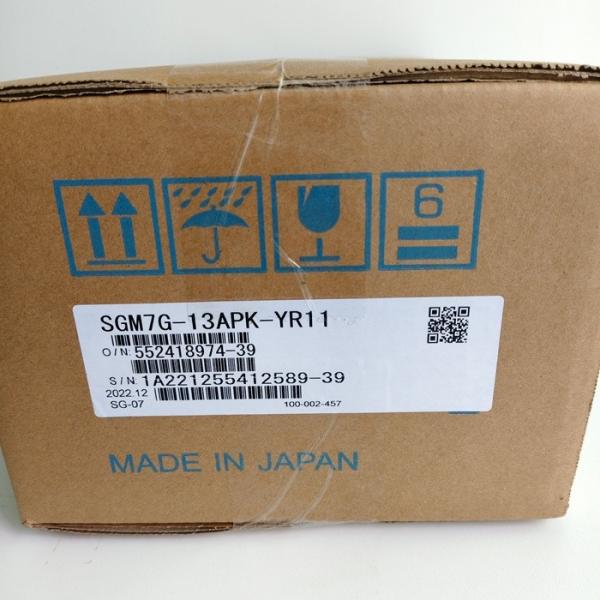 Quality Industrial Automation YASKAWA SGM7G-13APK-YR11 Servo Motor 125HZ 1.3KW for sale