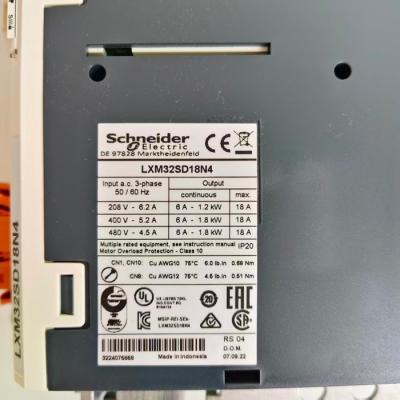 China LXM32SD18N4 Schneider motion servo drive, Lexium 32, 6A, three phase for sale