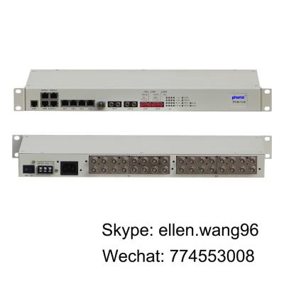 China 16E1+ 4GE + RS232 + NMS PDH Multiplexer fiber optical telecom equipment for sale