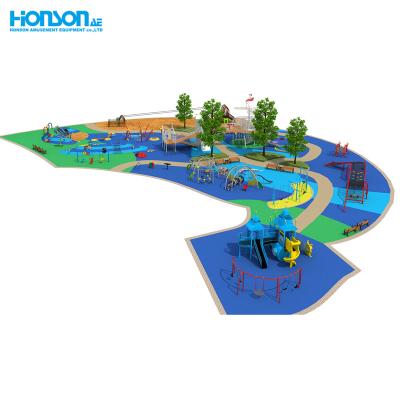 China customized colorful kids Amusement Equipment Outdoor Playground for Children for sale