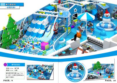 China customized colorful ice kingdom theme kids Amusement Equipment funny Indoor Playground for Children for sale