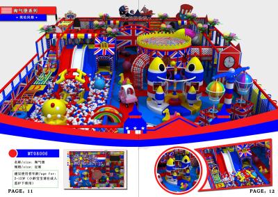 China customized colorful England theme kids Amusement Equipment funny Intdoor Playground for Children for sale