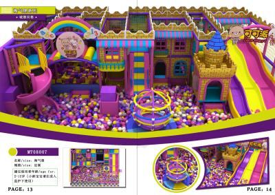 China customized colorful Castle kids Amusement Equipment funny Indoor Playground for Children for sale
