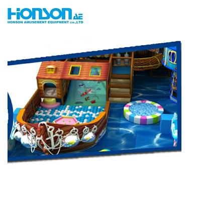 China customized colorful Pirate Ship theme kids Amusement Equipment funny indoor Playground for Children for sale
