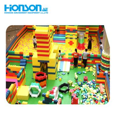 China colorful Brick castle kids Amusement Equipment funny Indoor Playground for Children for sale