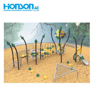 China kids climbing nets colorful Children outdoor Playground Amusement Equipment for sale for sale