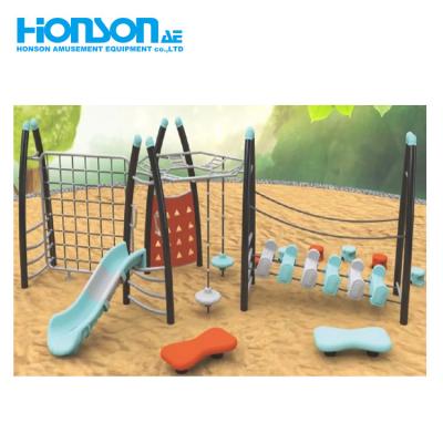 China kids climbing nets colorful Children outdoor Playground Amusement Equipment for sale for sale