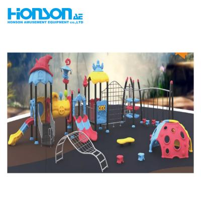 China kids slide set Children colorful outdoor Playground Amusement Equipment for sale for sale