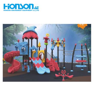 China kids slide set Children colorful outdoor Playground Amusement Equipment for sale for sale