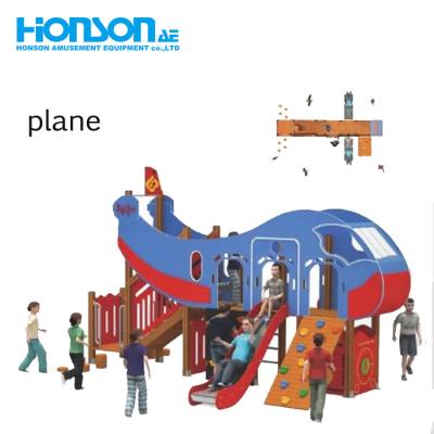 China Hot sale customzied woode slide outdoor Playground Children Amusement Equipment for kids for sale