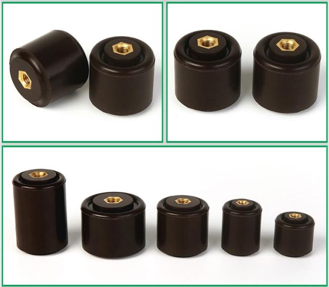 Professional 42g 660V low voltage 30x30 cylindrical busbar insulator