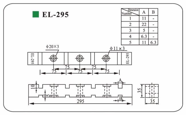 Gr-295-bar busbar holder.jpg van de houdersisolator