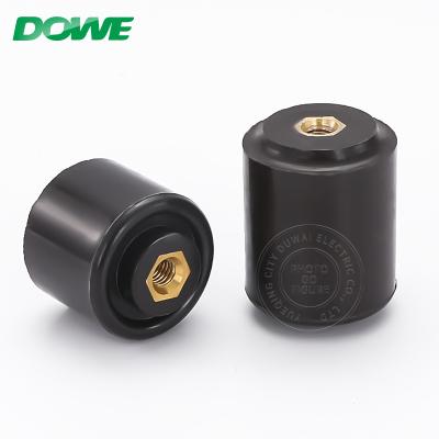 China SE Black 660V - 4500V Busbar Insulator Brass Insert Spacing Holder for sale