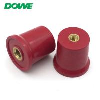 China Brass Insert Bus Bar Isolators Conical  M6 M8 for sale