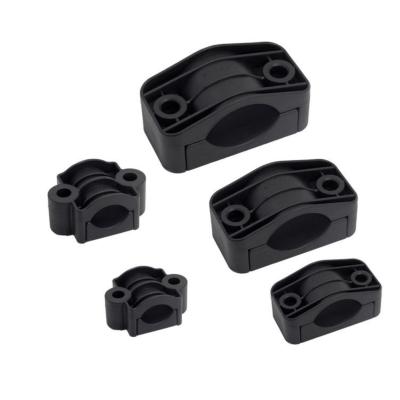 China High Voltage Cable Clamp Cable Fixing Fixture Nylon Tube Plastic Fixing Wire Clamp for sale