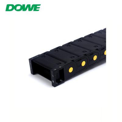 China H30x60 Enclosed Towline Yellow Strength Electric CNC Machine Nylon Cable Tow Chain for sale