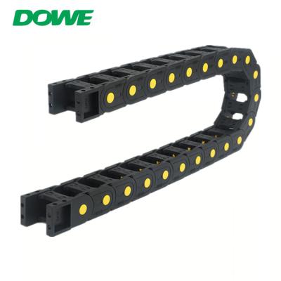 China 65X50mm Flexible Cable Track Chain Tray Bridge Type Outward Opening for sale