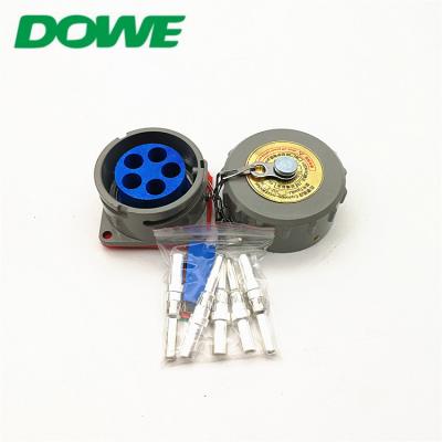 China Snap-in Ppower Pug Socket BJ-100AYT/GZ-5 Wiring Five-core Fixed For Mining Equipment for sale