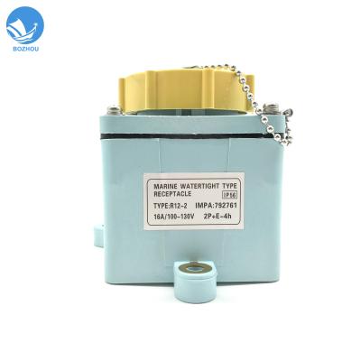 China IEC Standard Waterproof Power Socket Nylon R12-2marine Product for sale