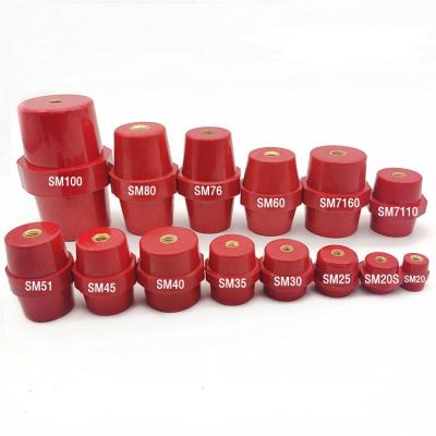 China DOWE  Low Voltage SM76 M10 Busbar Insulator For Cabinet Insulator For Transformer Terminal for sale
