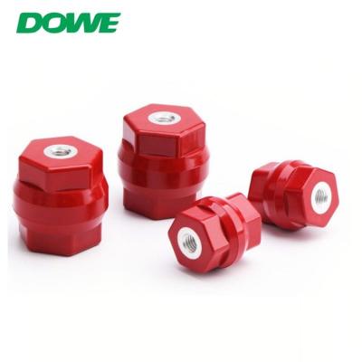 China Switchboard Panel Busbar Insulator Epoxy Resin Voltage Insulator 25x25mm M6 600V for sale