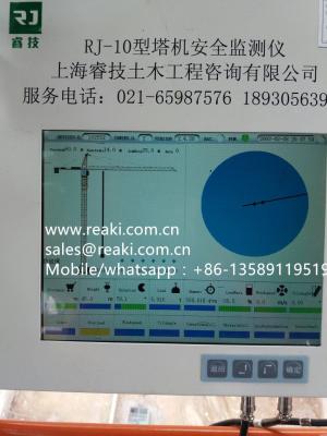 China shanghai ruiji tower crane anti collision & zone protection system,  tower crane anti collision system in malaysia for sale